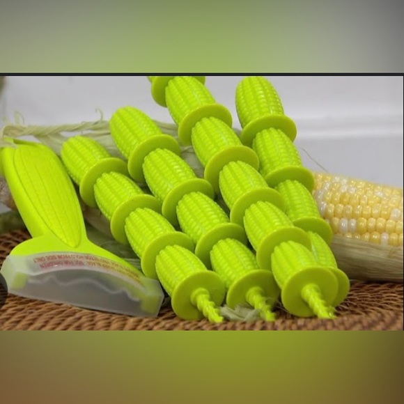 Kuhn Rikon | Kitchen | Kuhn Rikon Corn Zipper And Corn Holder Set Green ...